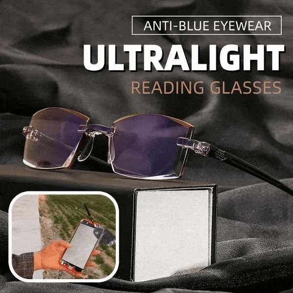 High Hardness Anti Blue Light Intelligent Dual Focus Reading Glasses ...